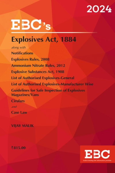 Explosives Act, 1884Bare Act (Print/eBook)